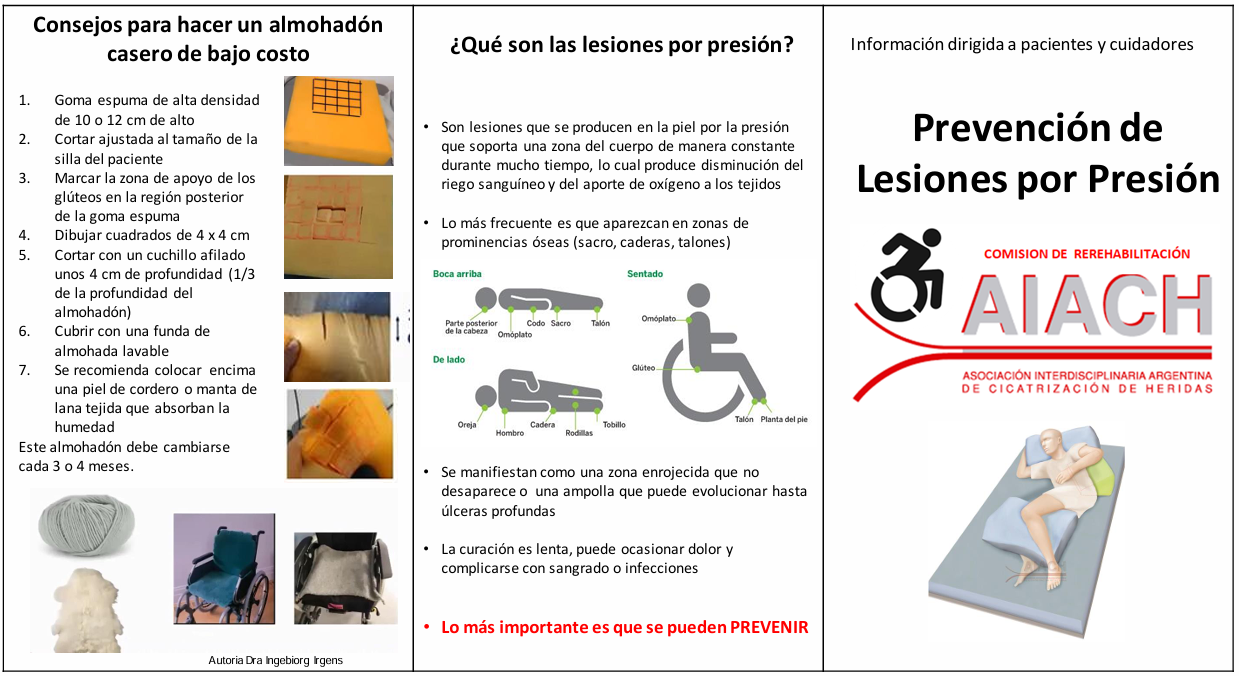 Tripticos Comisión de Rehabilitación – AIACH